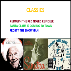 Rudolph, Santa and Frosty Montage – Holiday and Other Sequences